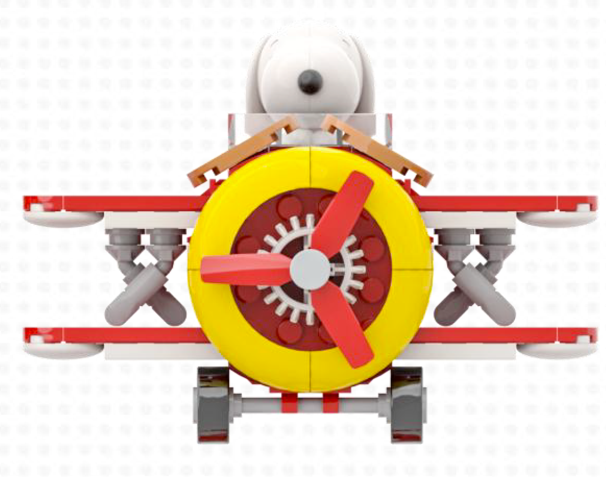 Peanuts: Snoopy Biplane - Brick Kit – Utopia Toys and Models