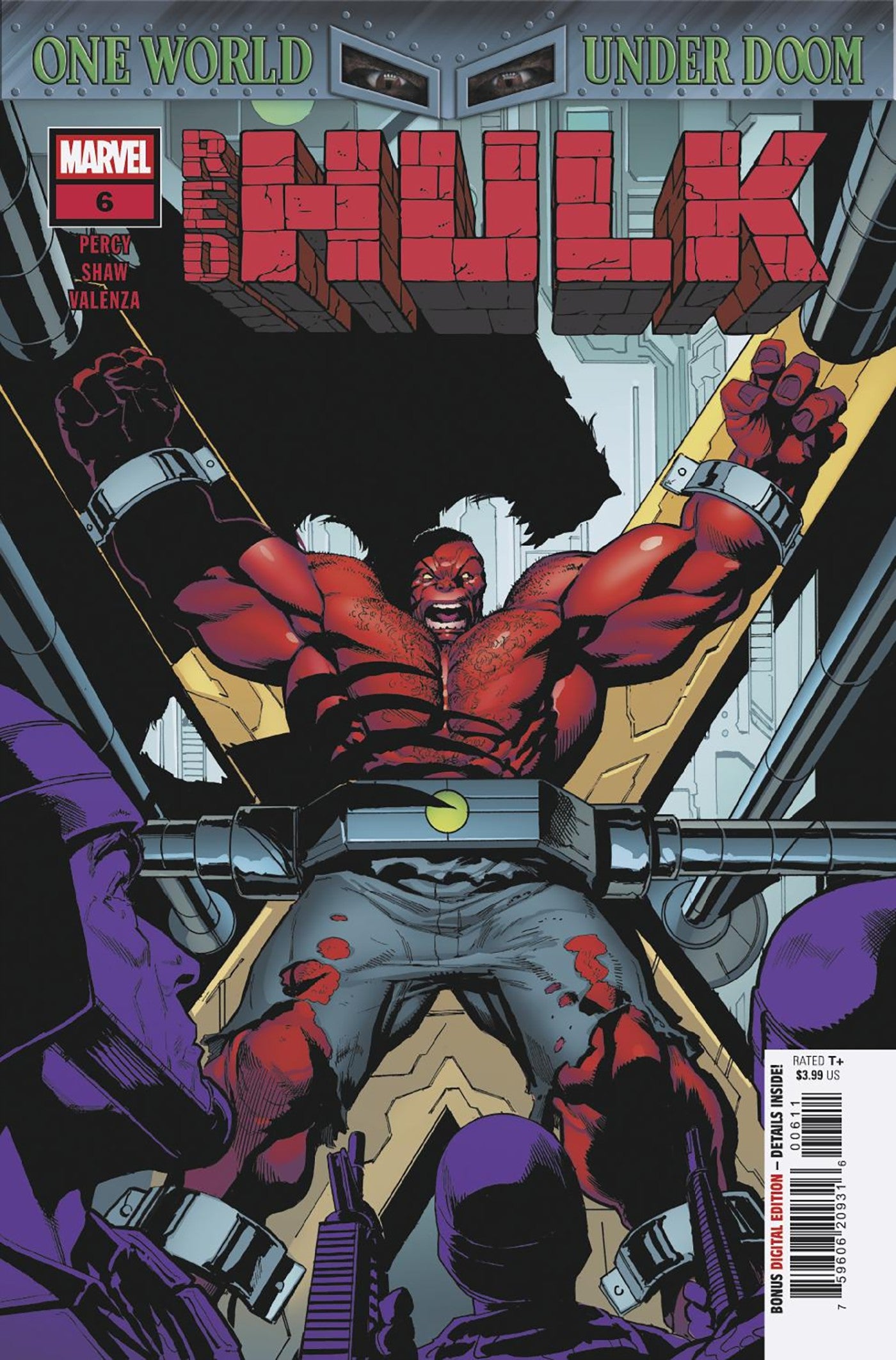 Red Hulk #6 - Cover A (Shaw) [Doom] – Utopia Toys and Models