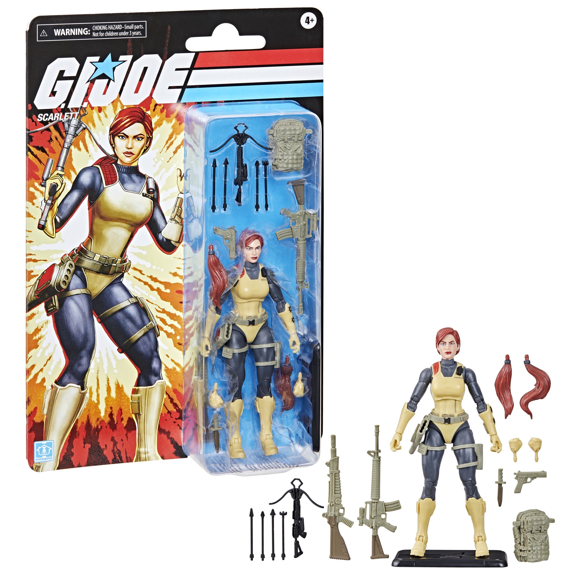 GI Joe Classified Series - Retro Scarlett - 6 inch Action Figure ...