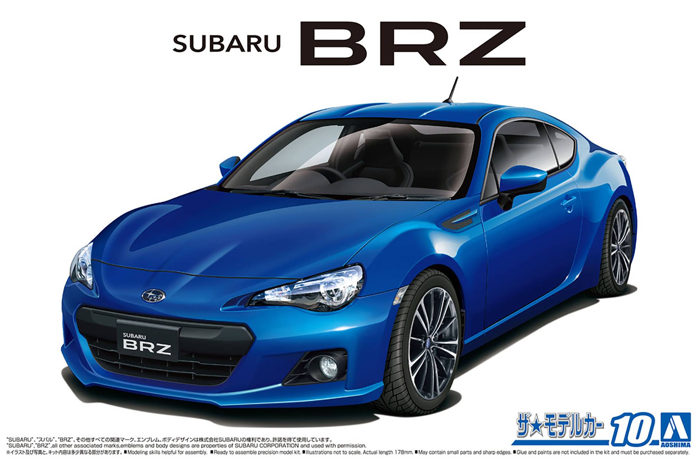 Subaru ZC6 BRZ 12 - 1/24 Scale Model Kit – Utopia Toys and Models